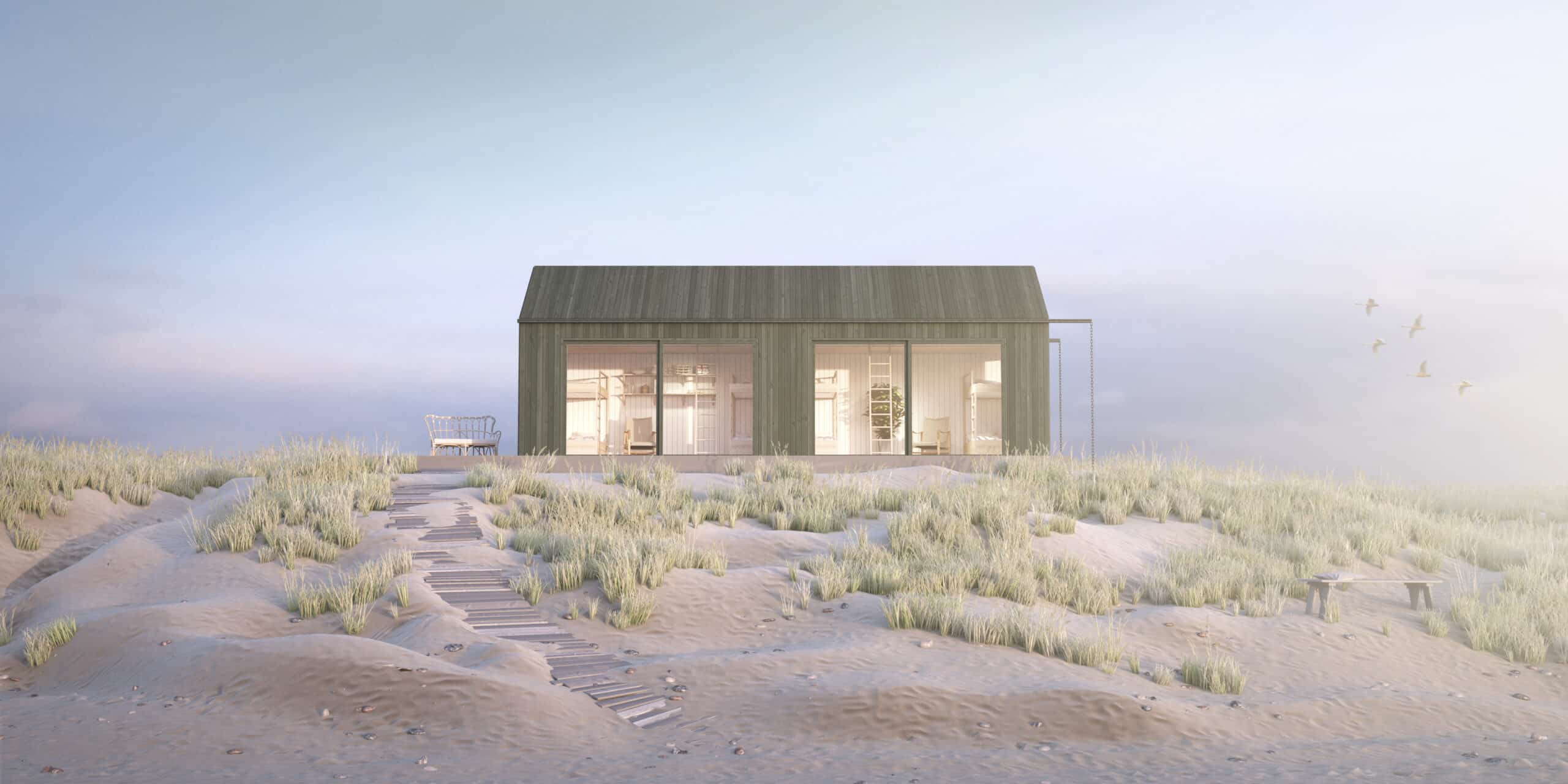 Tidlöst sovhus 30 kvm - Attefallshus med 2-4 sovrum